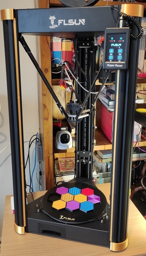 FLSUN Super Racer (SR) Colored Screw Hole Covers by Darren Milne ...