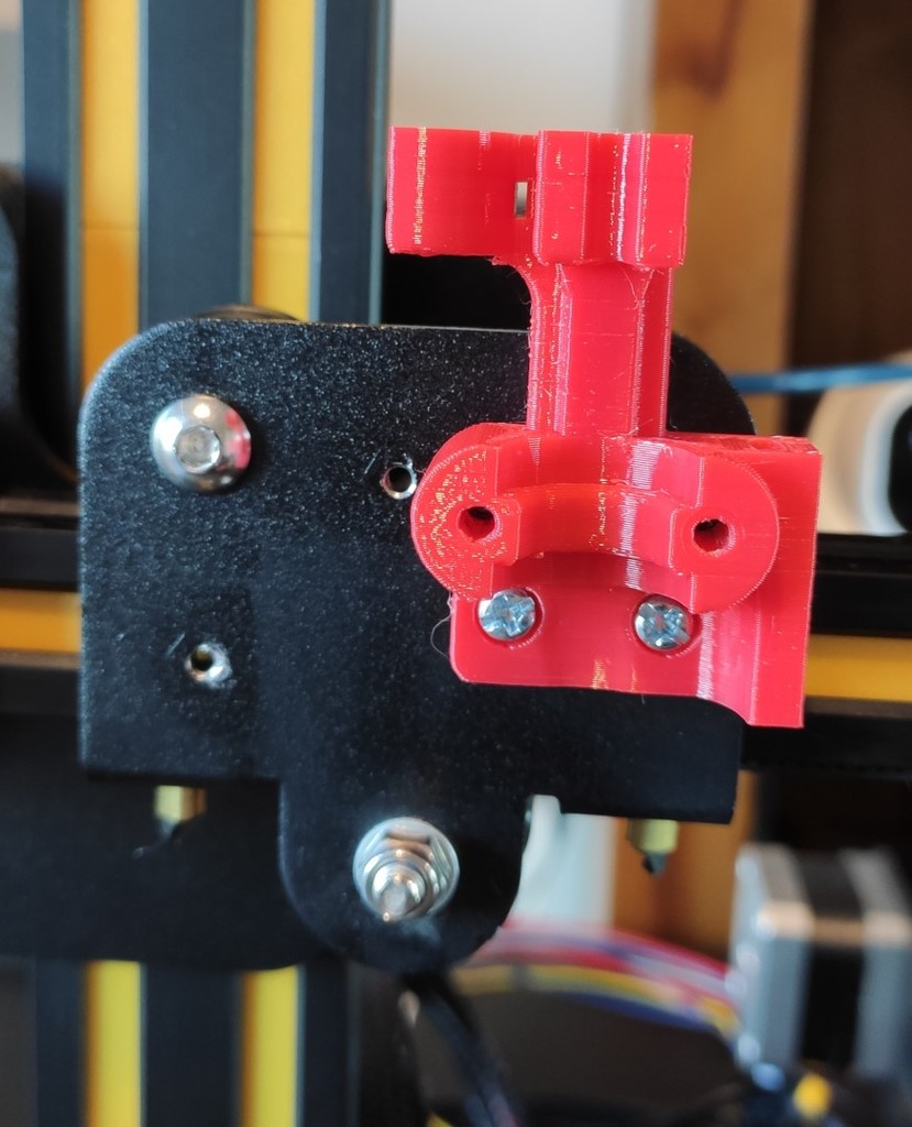 Compact E3D V6 / TriangleLab Dragon HotEnd Mount with 40mm Fan Shroud ...