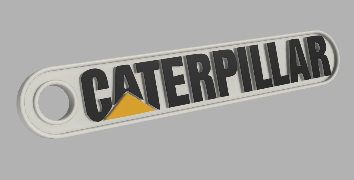 Caterpillar keychain by Evgen Orlovsky | Download free STL model ...