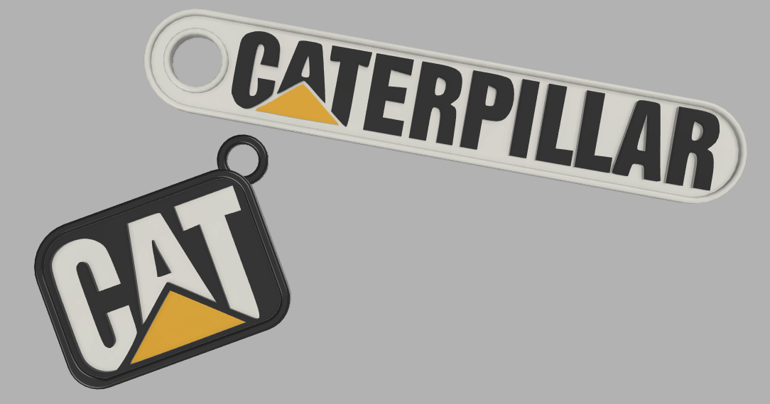 Caterpillar keychain by Evgen Orlovsky | Download free STL model ...
