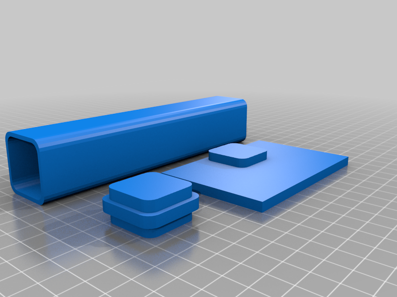 Square Post Assembly by Xypher2000 | Download free STL model ...