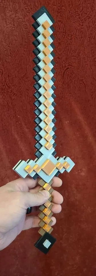 Minecraft Sword by Xypher2000 | Download free STL model | Printables.com