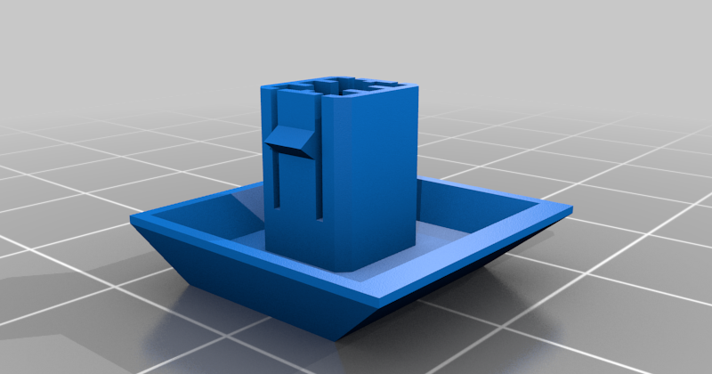 M$ Sidewinder x4 Keyboard Letter Key by Xypher2000 | Download free STL ...