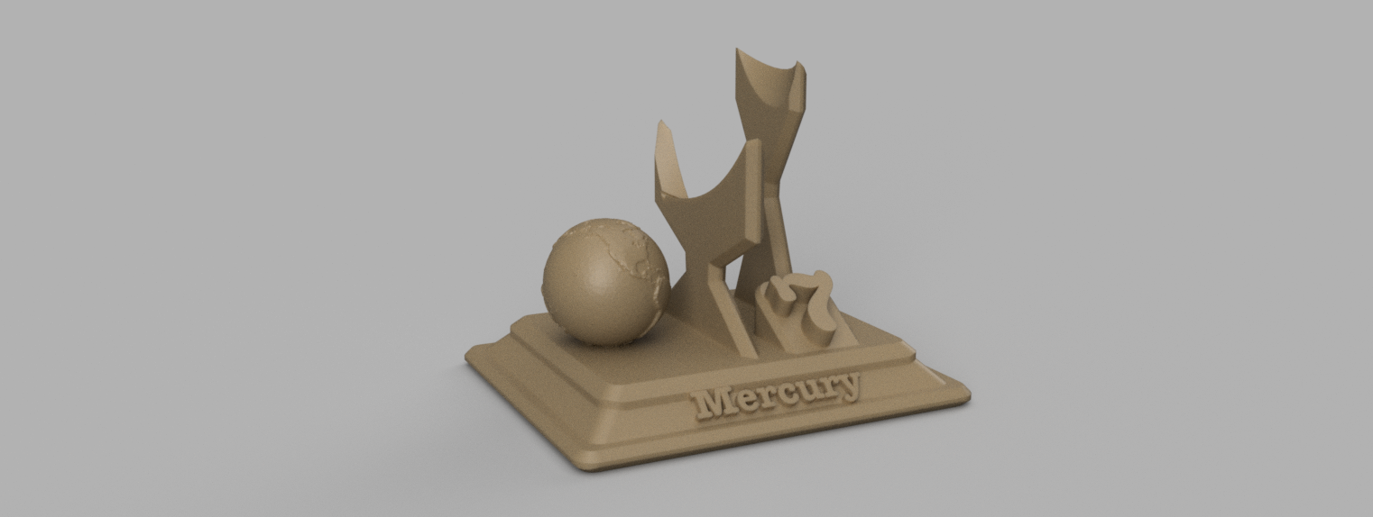 Mercury Capsule by Lopatka | Download free STL model | Printables.com