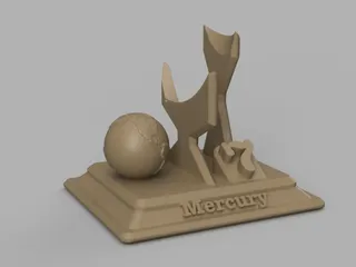 Mercury Capsule by Lopatka | Download free STL model | Printables.com