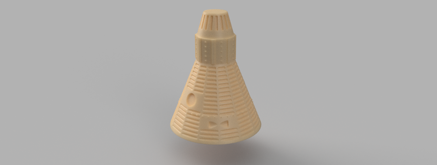 Mercury Capsule by Lopatka | Download free STL model | Printables.com