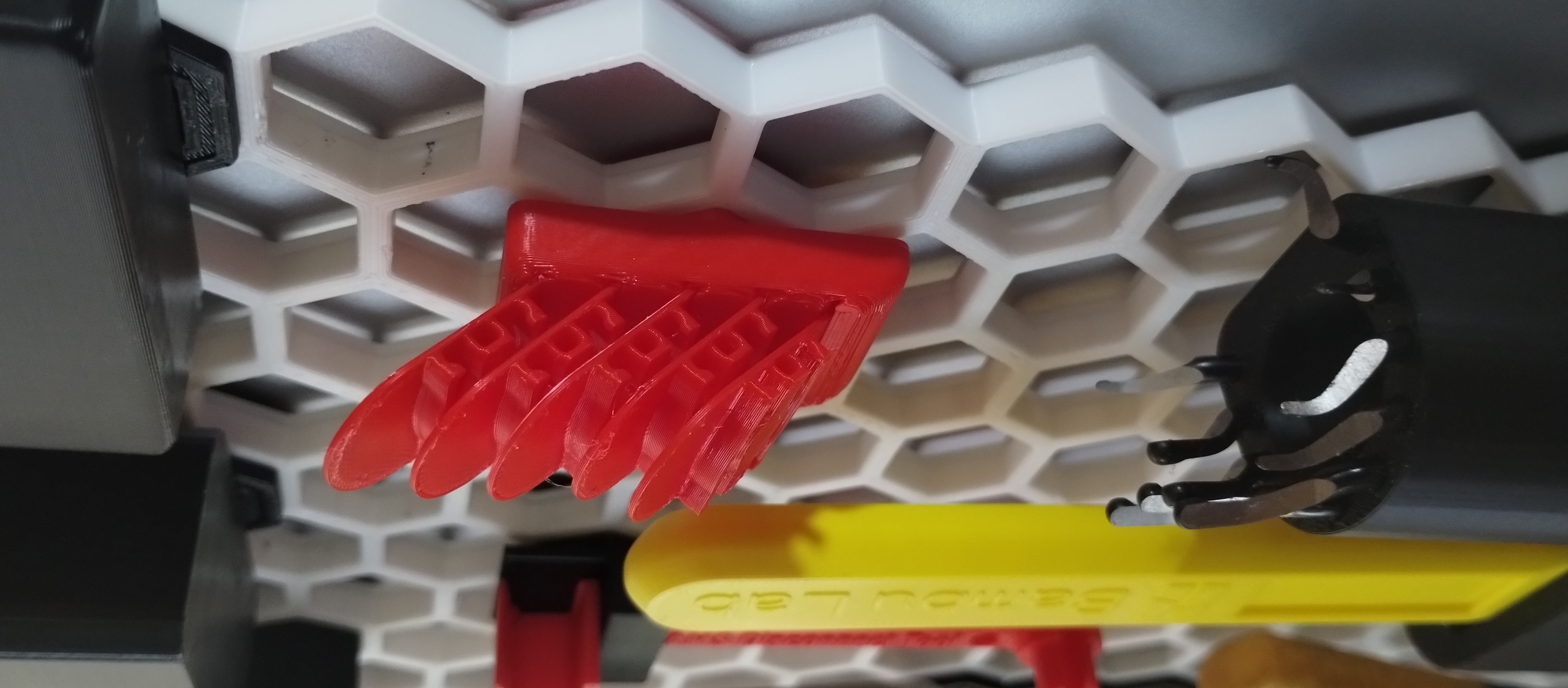 Honeycomb Storage Wall Holder for Grandma's Favorite Filament Clip by ...