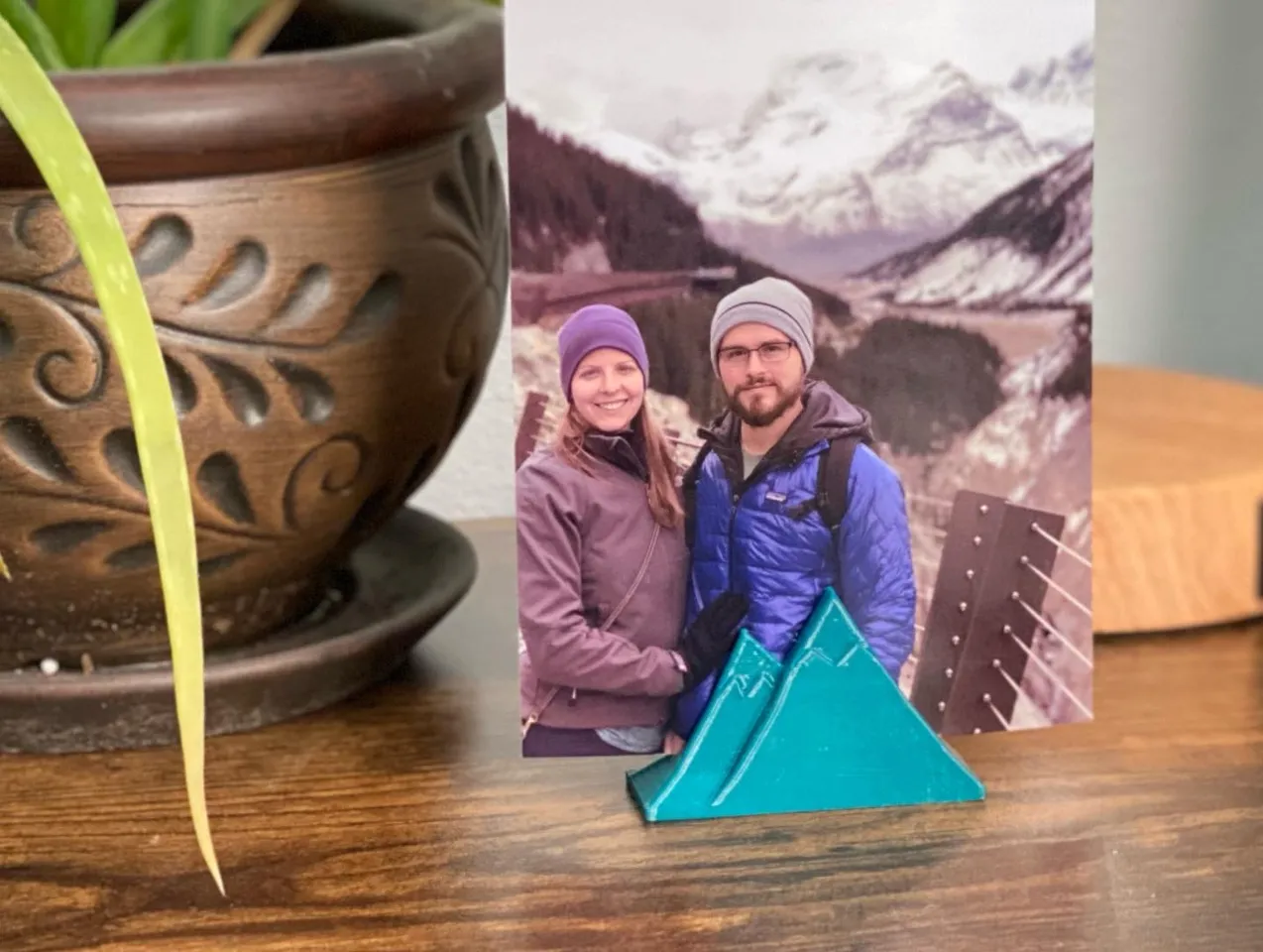 Mountain Picture Stand by 3dBearnicorn | Download free STL model ...