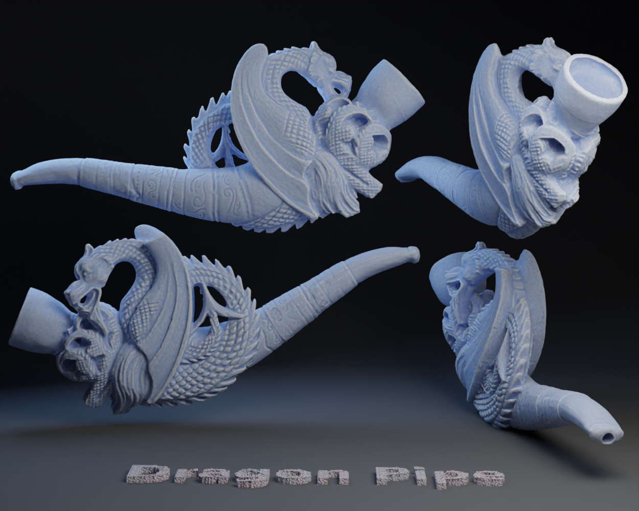 Dragon Pipe by Peter Farell | Download free STL model | Printables.com