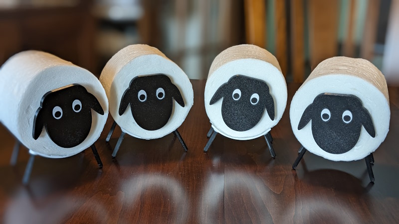 EASY PRINT Toilet Paper Sheep by Audi | Download free STL model ...