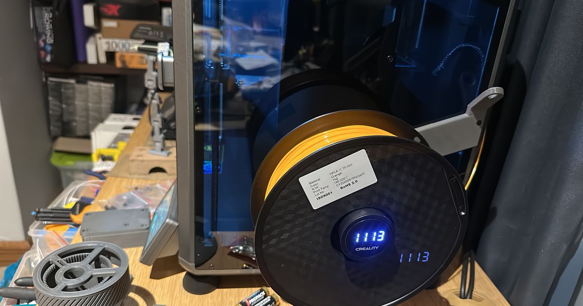 Creality K1 Digital Ready Spool Holder by Macieksa | Download free STL ...