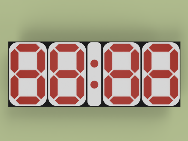 7 Segment Display (6,9 Inch) by Lukas | Download free STL model ...