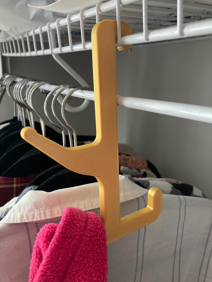 Wire Shelving hook hanger by Julie Charles | Download free STL model ...