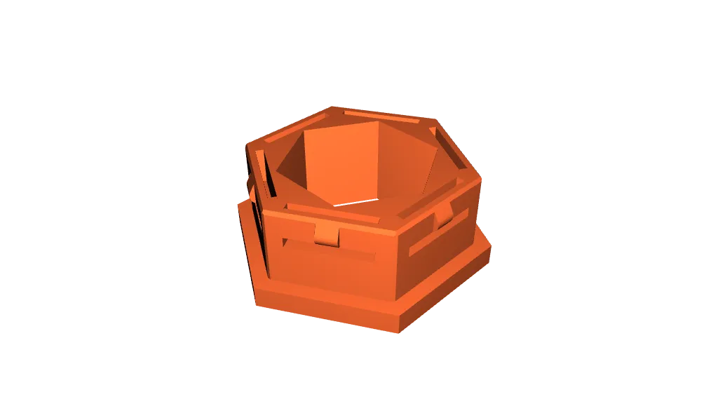 Hex wall rotated insert - trimmed by AnuragD | Download free STL model ...