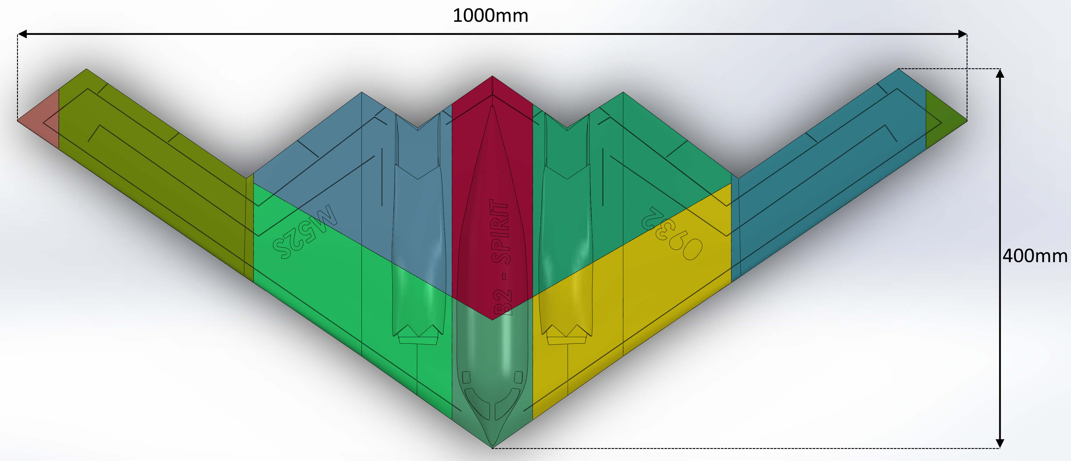 Wall Mount B2 Bomber by Kimkash | Download free STL model | Printables.com