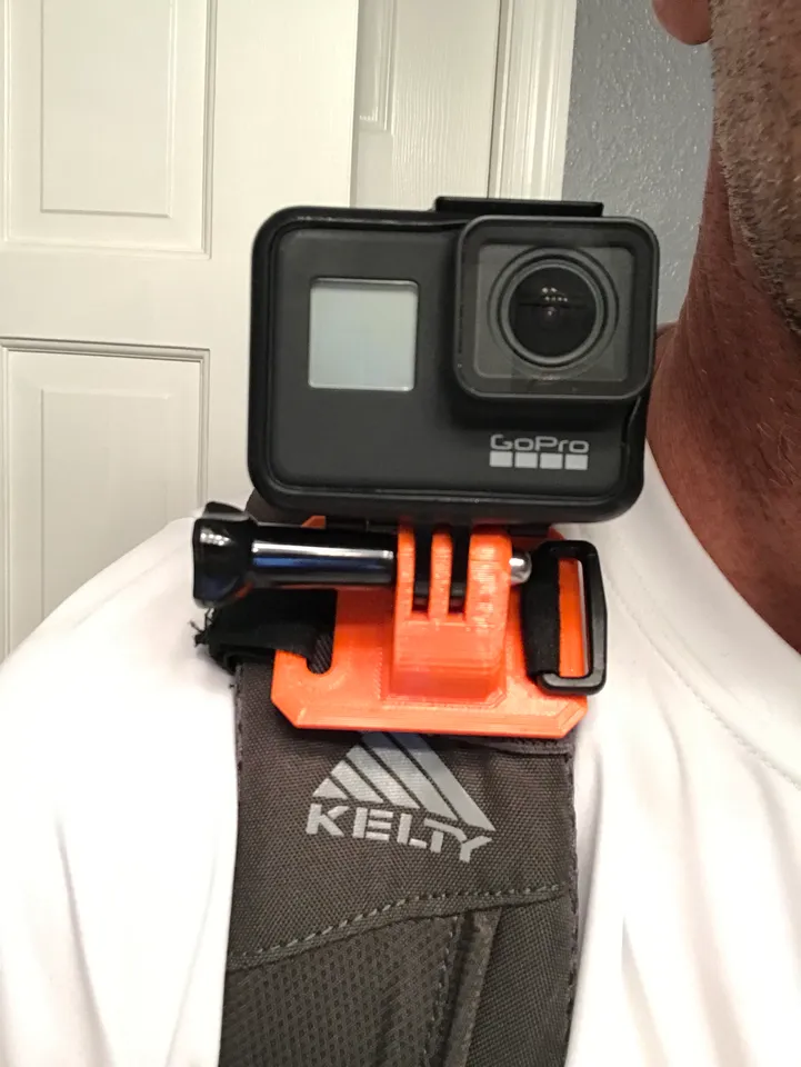 GoPro Velcro Mount by MatthewGTaylor | Download free STL model ...