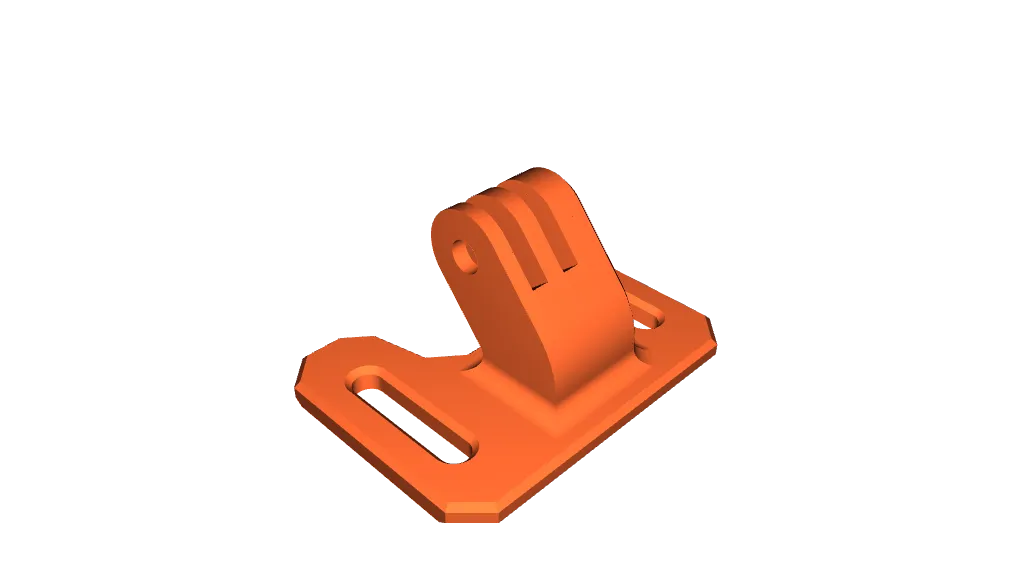 GoPro Velcro Mount by MatthewGTaylor | Download free STL model ...