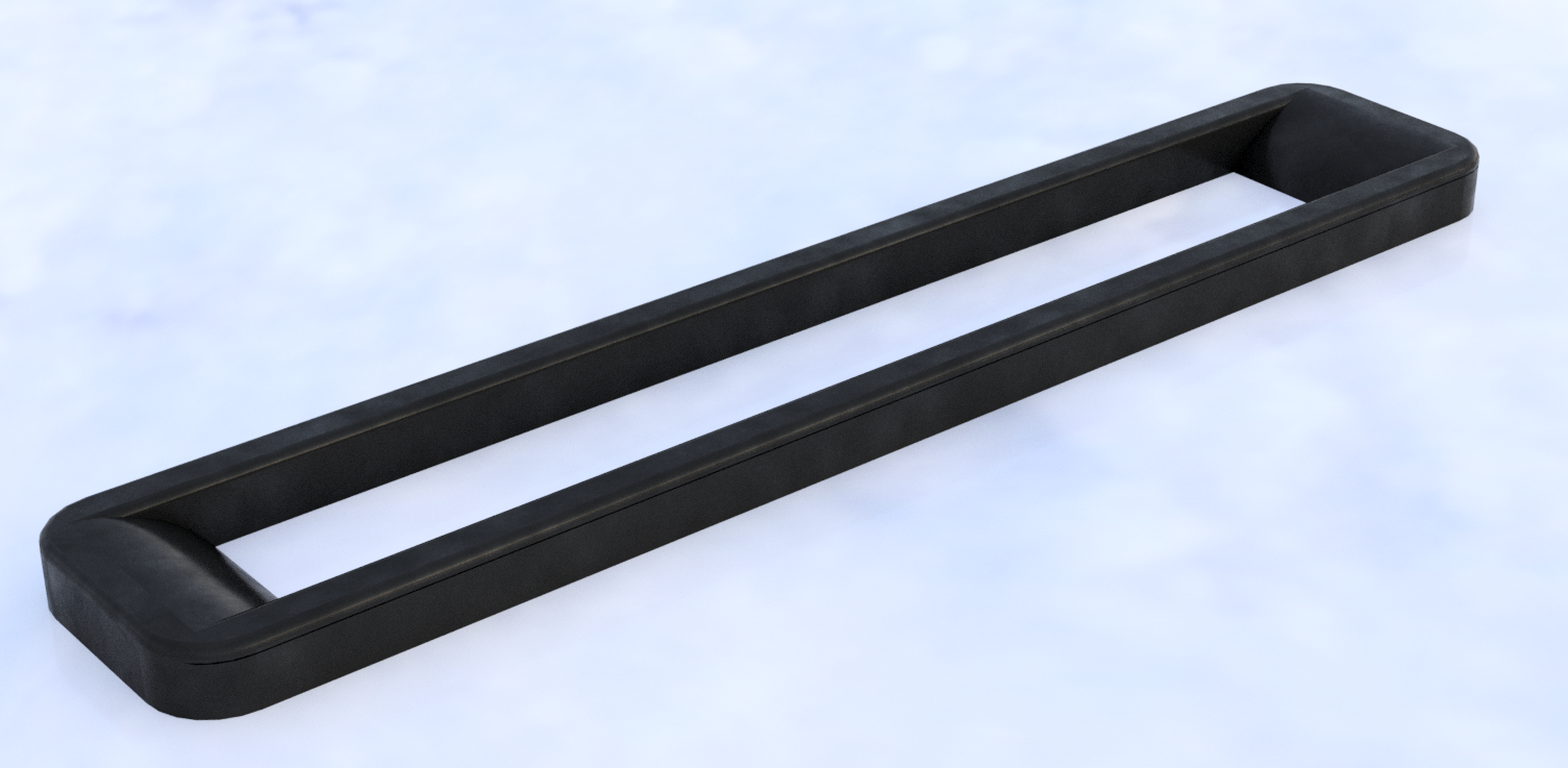 Curved Vertical U Shaped Laptop Stand Gasket Ultra Thin by niode ...
