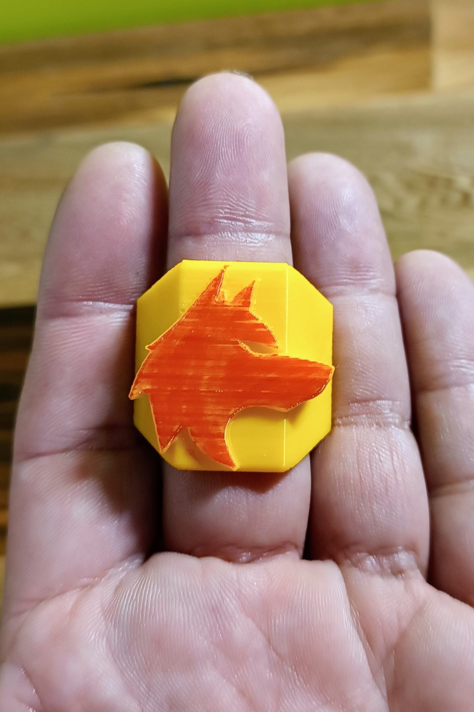Wolf head woggle cubscout - Canuto o pasa pañuelo de cabeza de lobo by ...