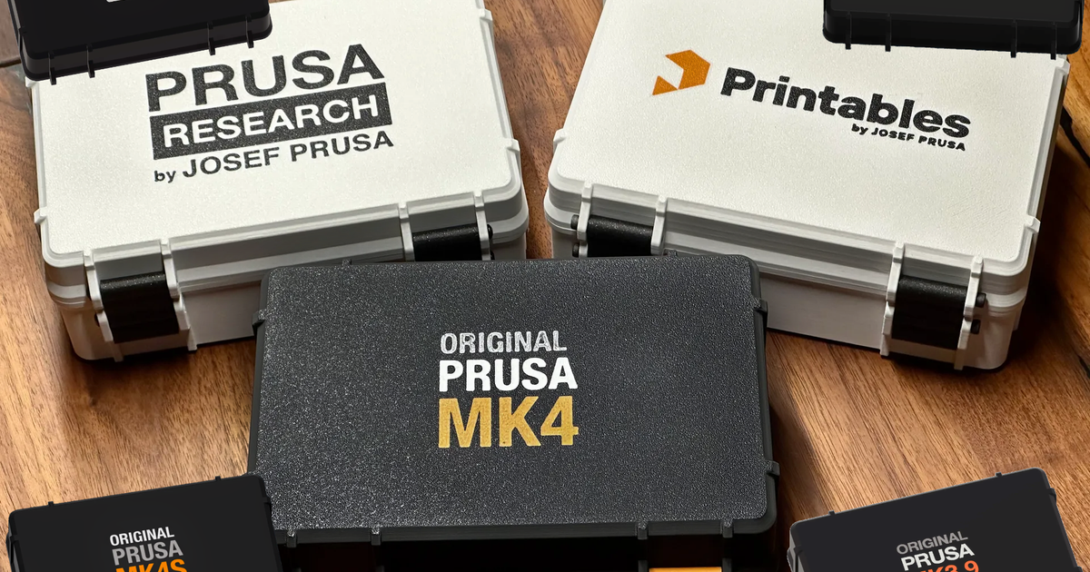 Prusa (Tools) Rugged Boxes - CORE ONE - MK4S - MK4 - XL - MK3.9 - MK3.5 ...