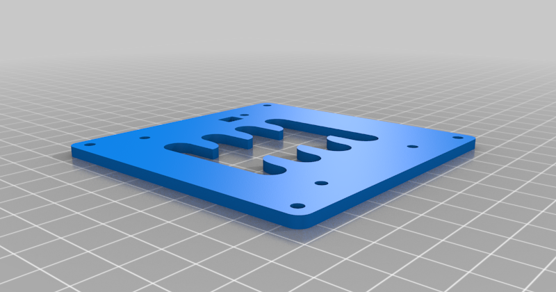 USB Shifter Top Plate by azzajess | Download free STL model ...