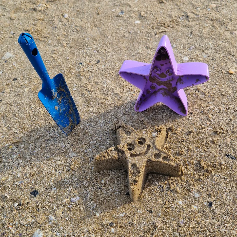 Sea Star Sand Mold by ClarasLittleArtworks | Download free STL model ...