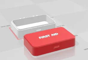 first aid box for car by le prince | Download free STL model ...