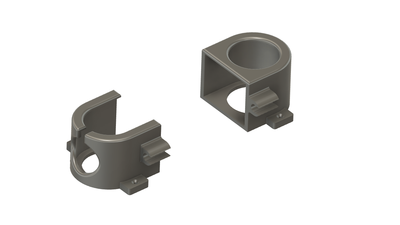 Power strip bracket rounded by Charly BEGOOD | Download free STL model ...