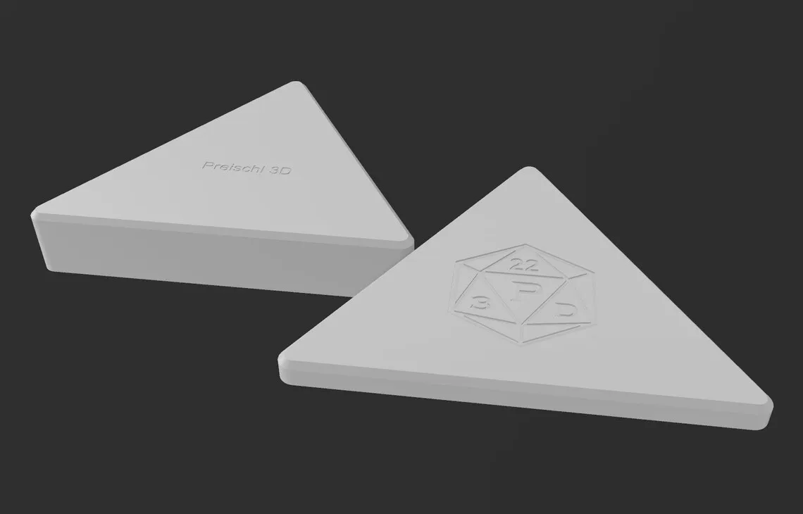 Triangle Dice Box With Magnets by Preischl 3D | Download free STL model ...