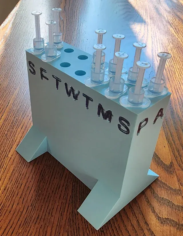 Refrigerated Peptide/Insulin Syringe 2x a Day 1 Week Storage by Cpu77 ...