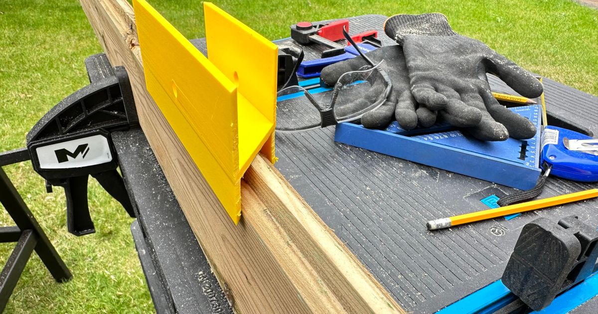 45 degrees mitre for 28mm timber by BertUK | Download free STL model ...