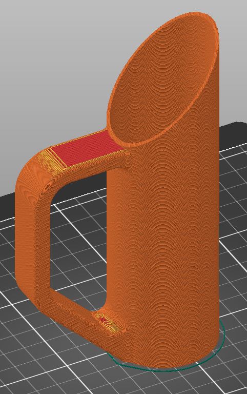 Tubular sand shovel with tamping surface by PetrK | Download free STL ...