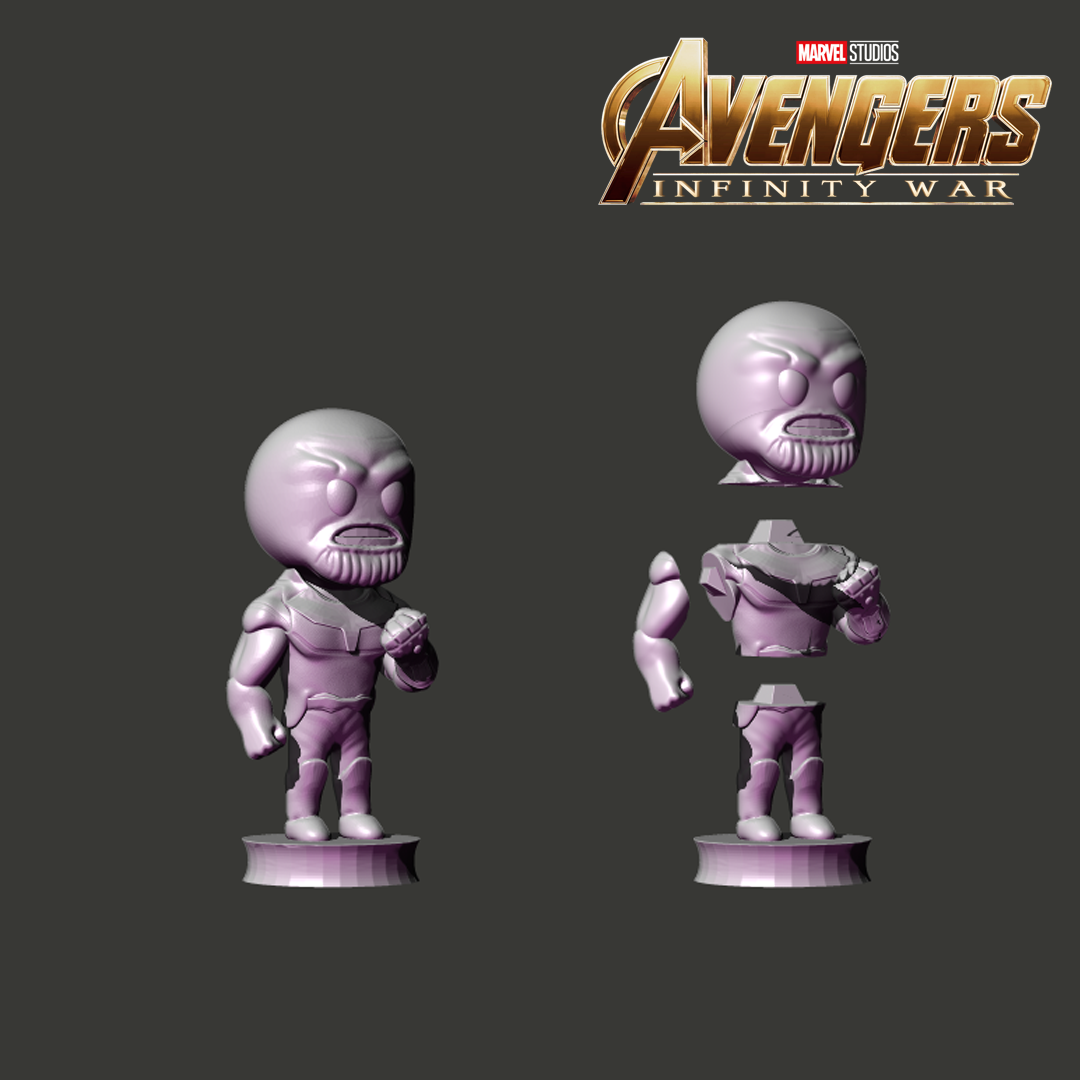 MARVEL DOUBLE BIT: THANOS by Blenkhorn | Download free STL model ...