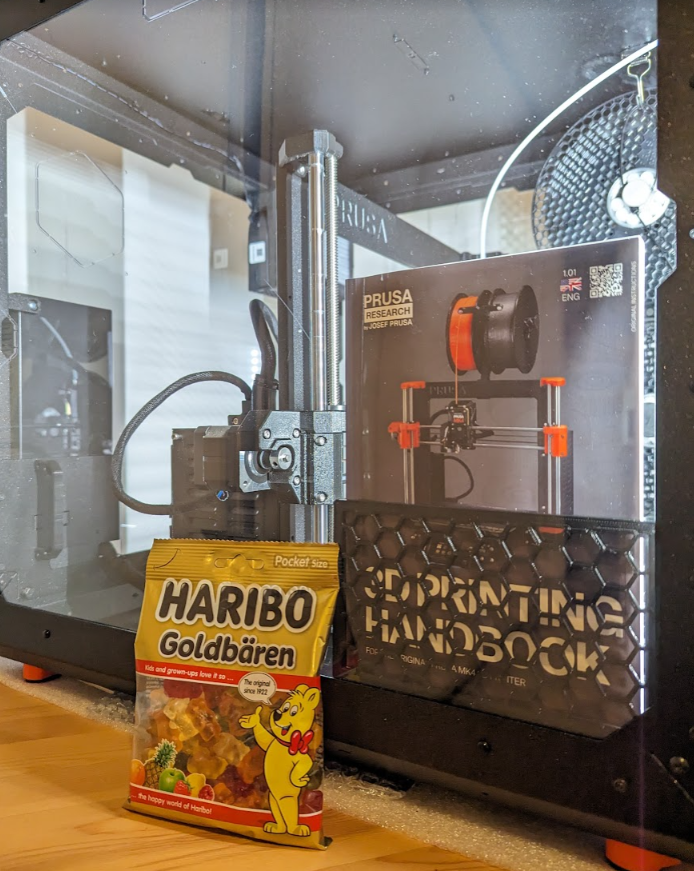 Prusa Enclosure 3D Printing Handbook Holder..... thing'o by b8trez ...
