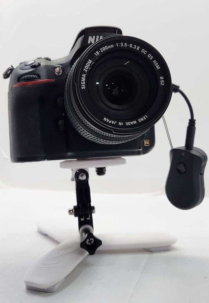 SLR Gopro connection and low profile tripod by 3D4Everyone | Download ...