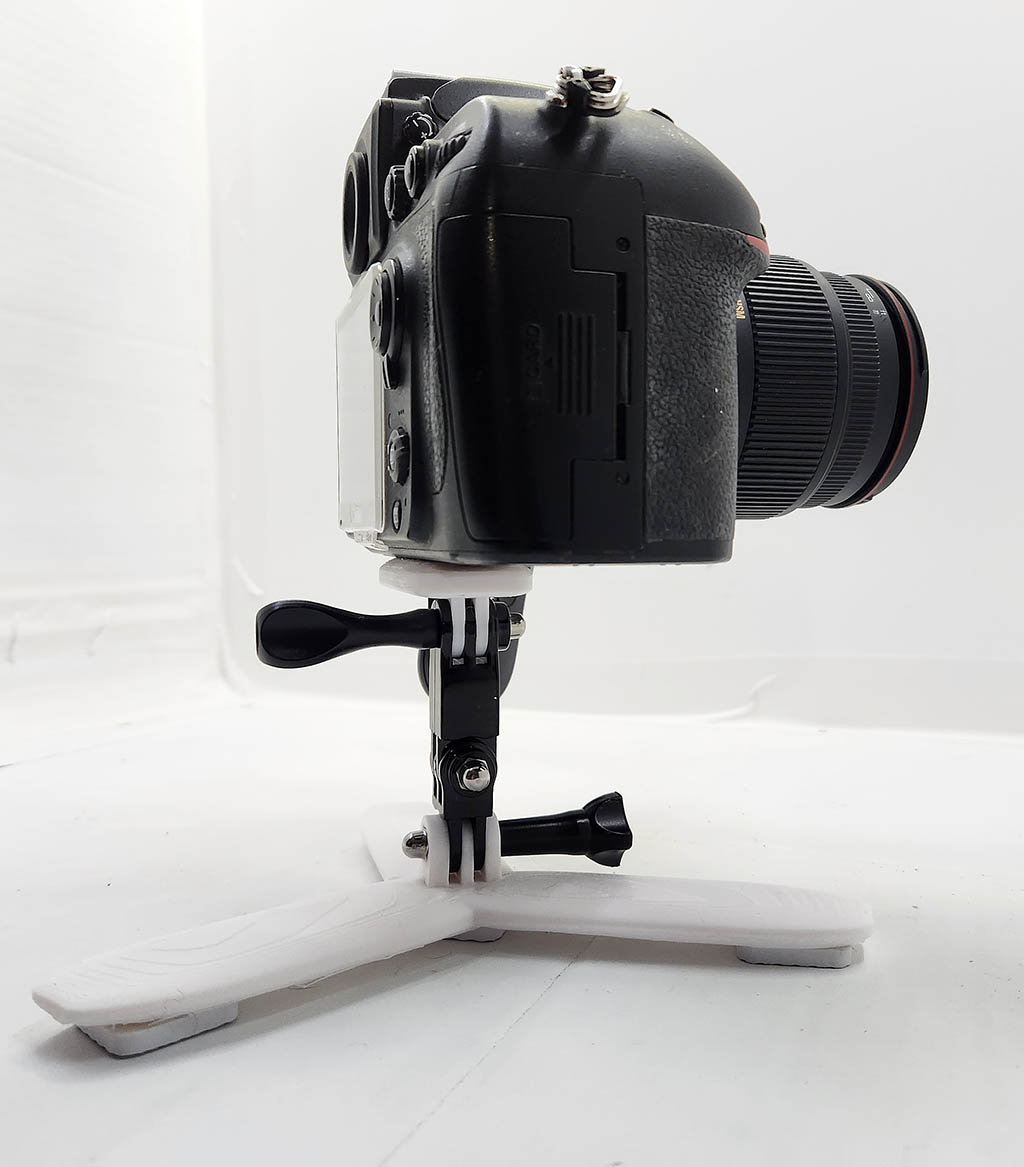 SLR Gopro connection and low profile tripod by 3D4Everyone | Download ...