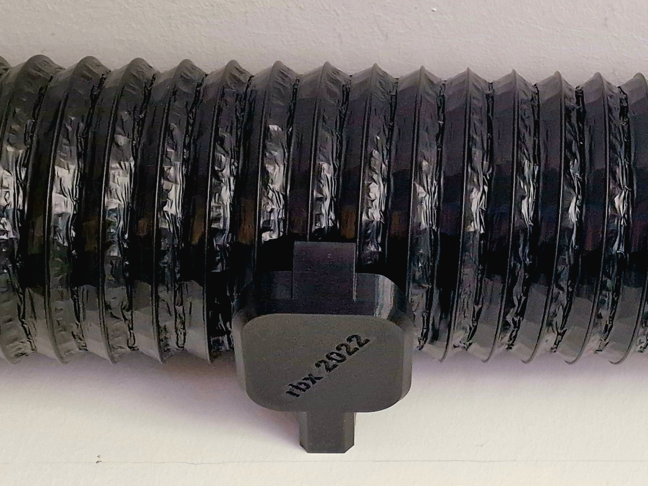 Big hook for extractor hood tube attaches with Velcro by rbx ...