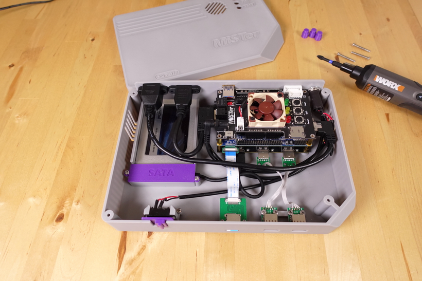 MiSTer FPGA Full Size Console case by Retro Frog | Download free STL model | Printables.com