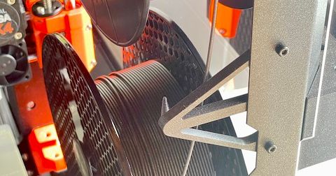 Enclosure: Filament guide for second spool by Medamana | Download free ...