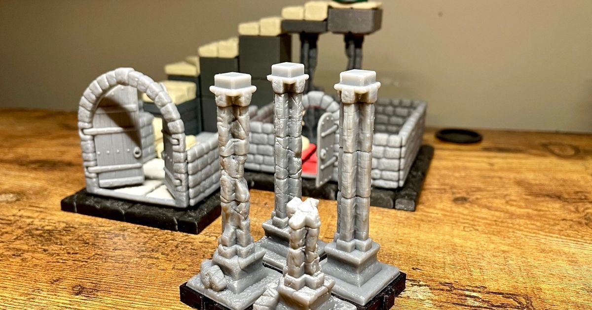 Dynamod Game System - Pillars by Geert Bevin | Printables Store
