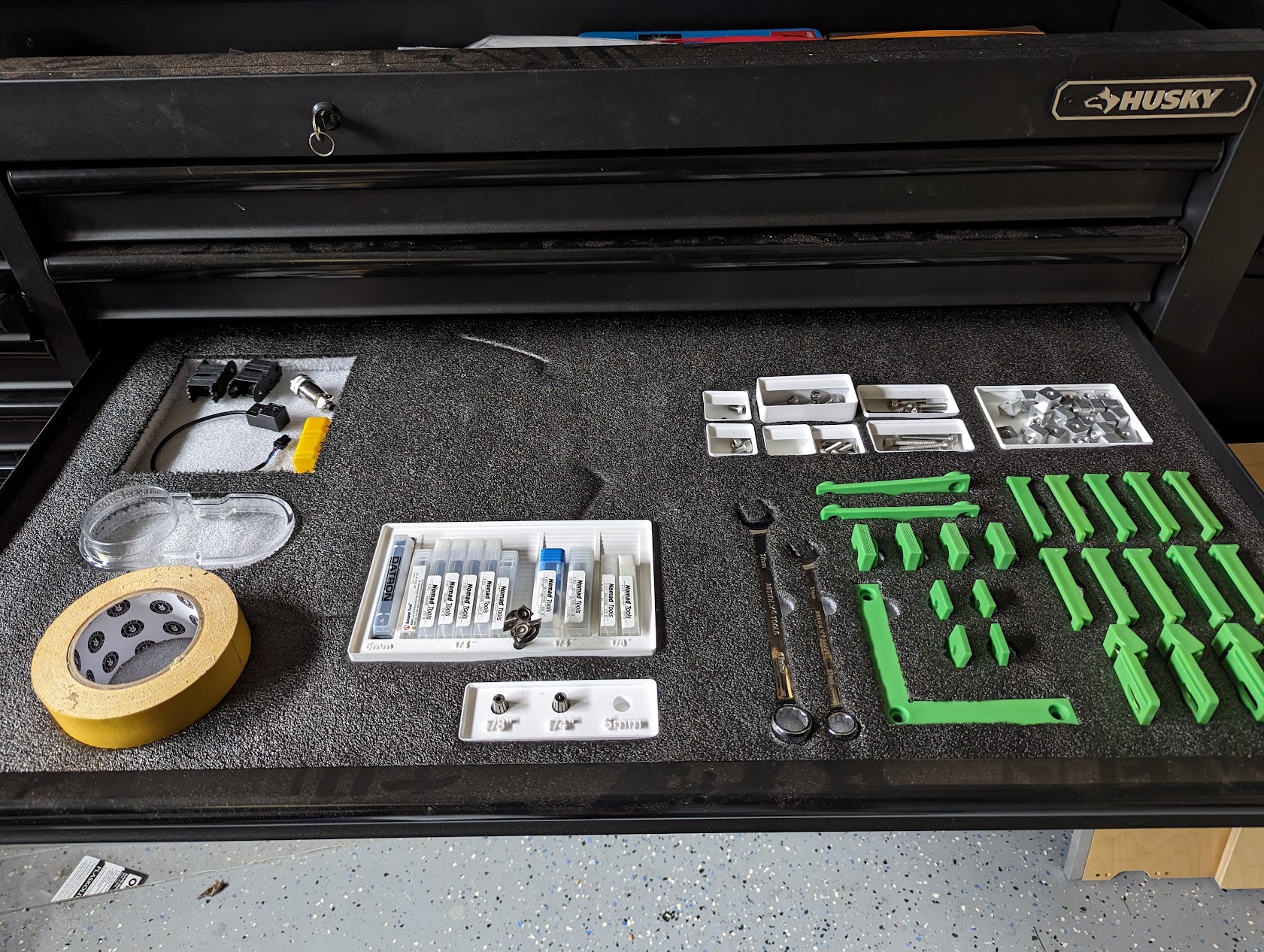 Kaizen Foam Insert for CNC Storage by cryptyk | Download free STL model ...