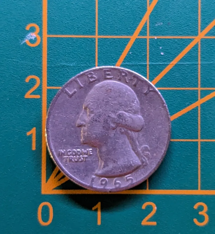 Quarter Dollar Coin by Mr. Finley | Download free STL model ...