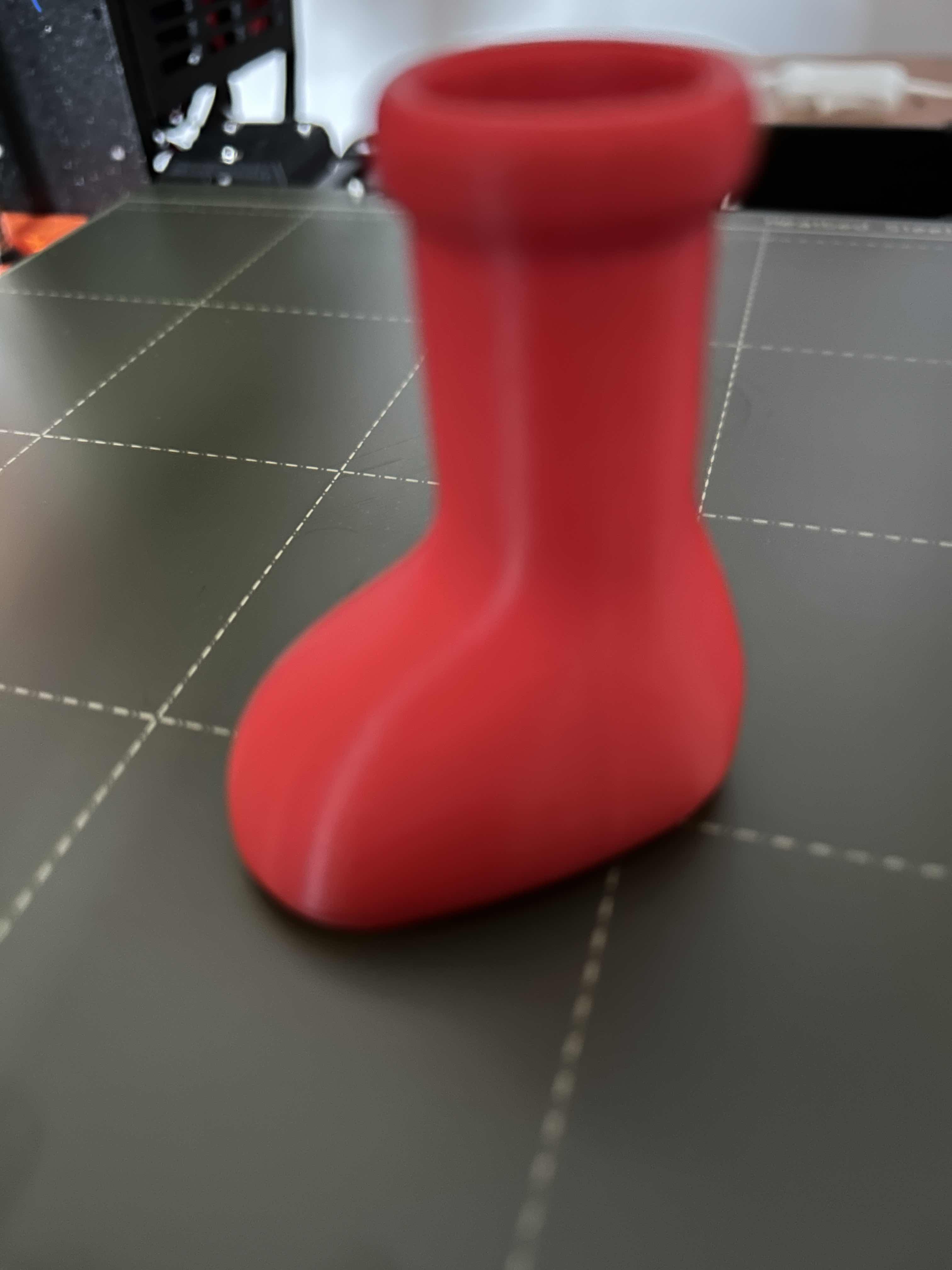 Mini big red boot keychain by kabel_007 | Download free STL model ...