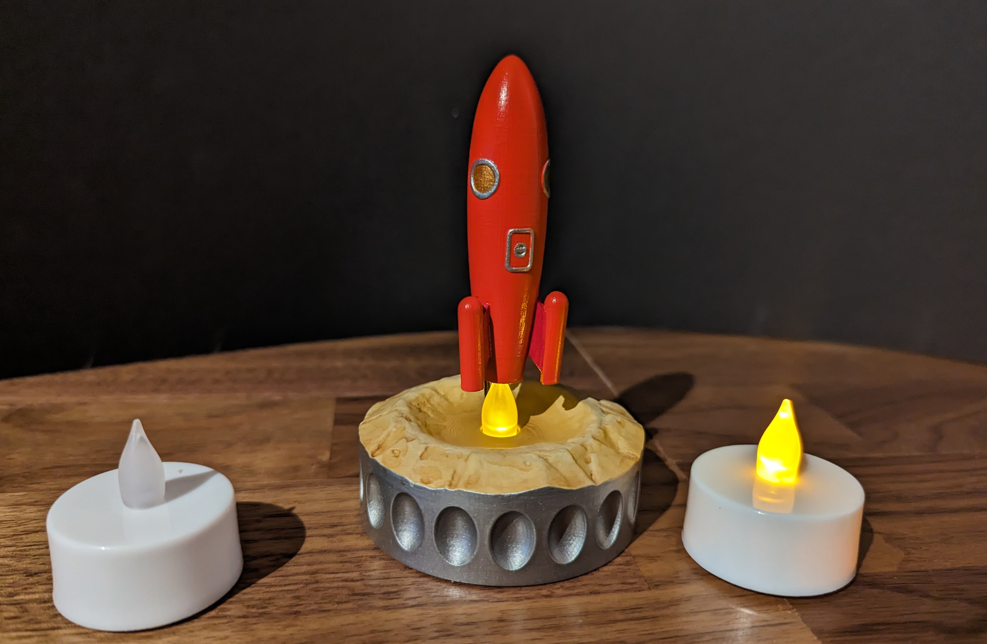 Blast Off! The electric tea light rocket by DrKronos | Download free ...