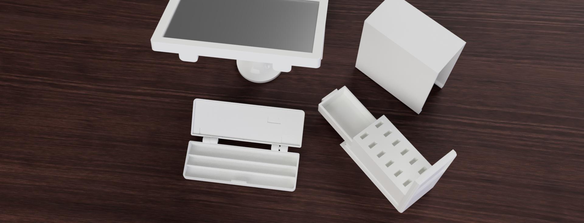 Mini Computer Storage (SD cards and USB Flash drive organizer) by ...