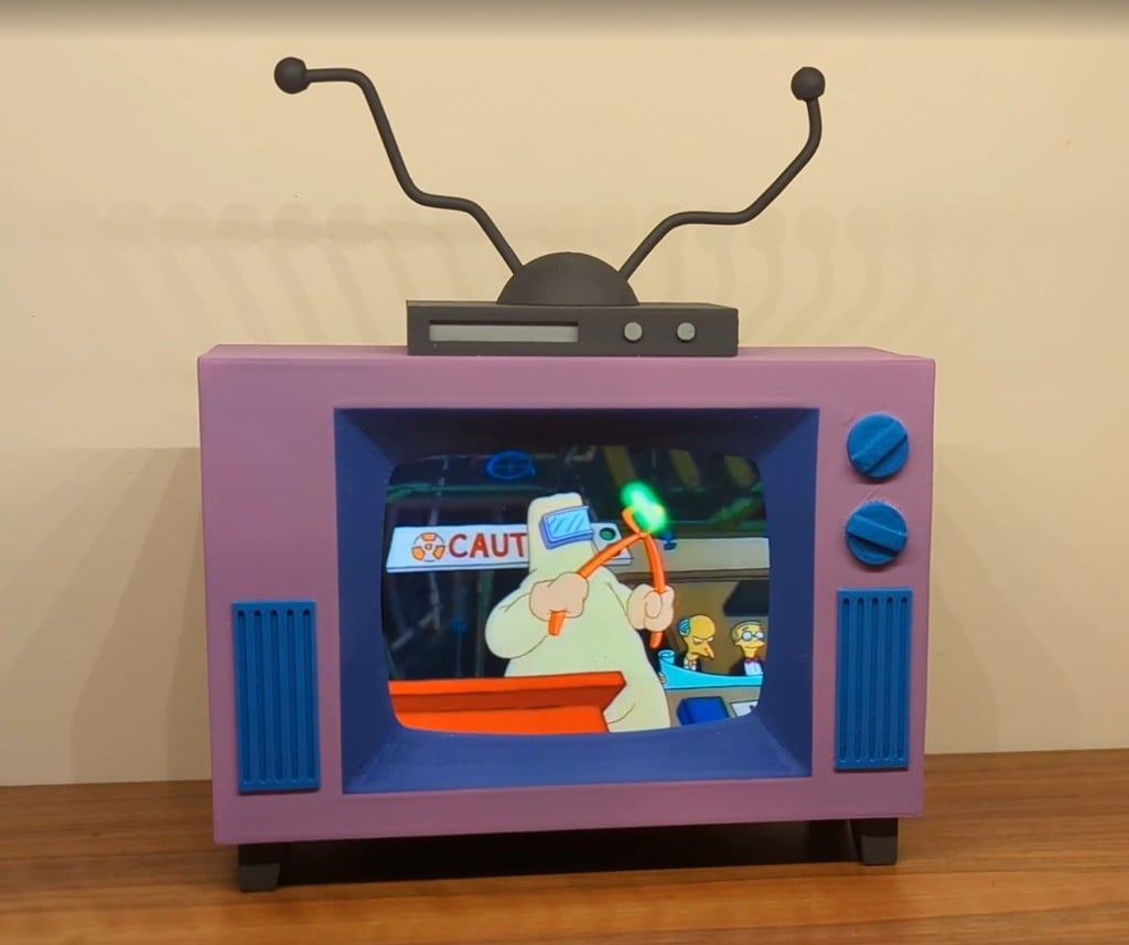 The Simpsons TV Phone Box / Case by DrKronos | Download free STL model ...