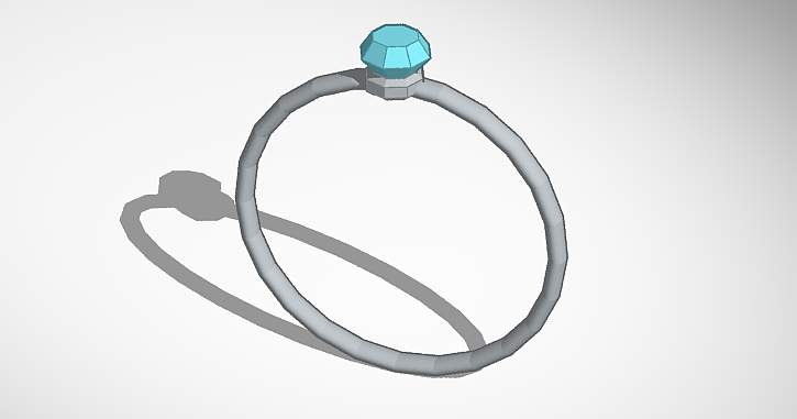 Diamond ring V2 by AilbeC | Download free STL model | Printables.com