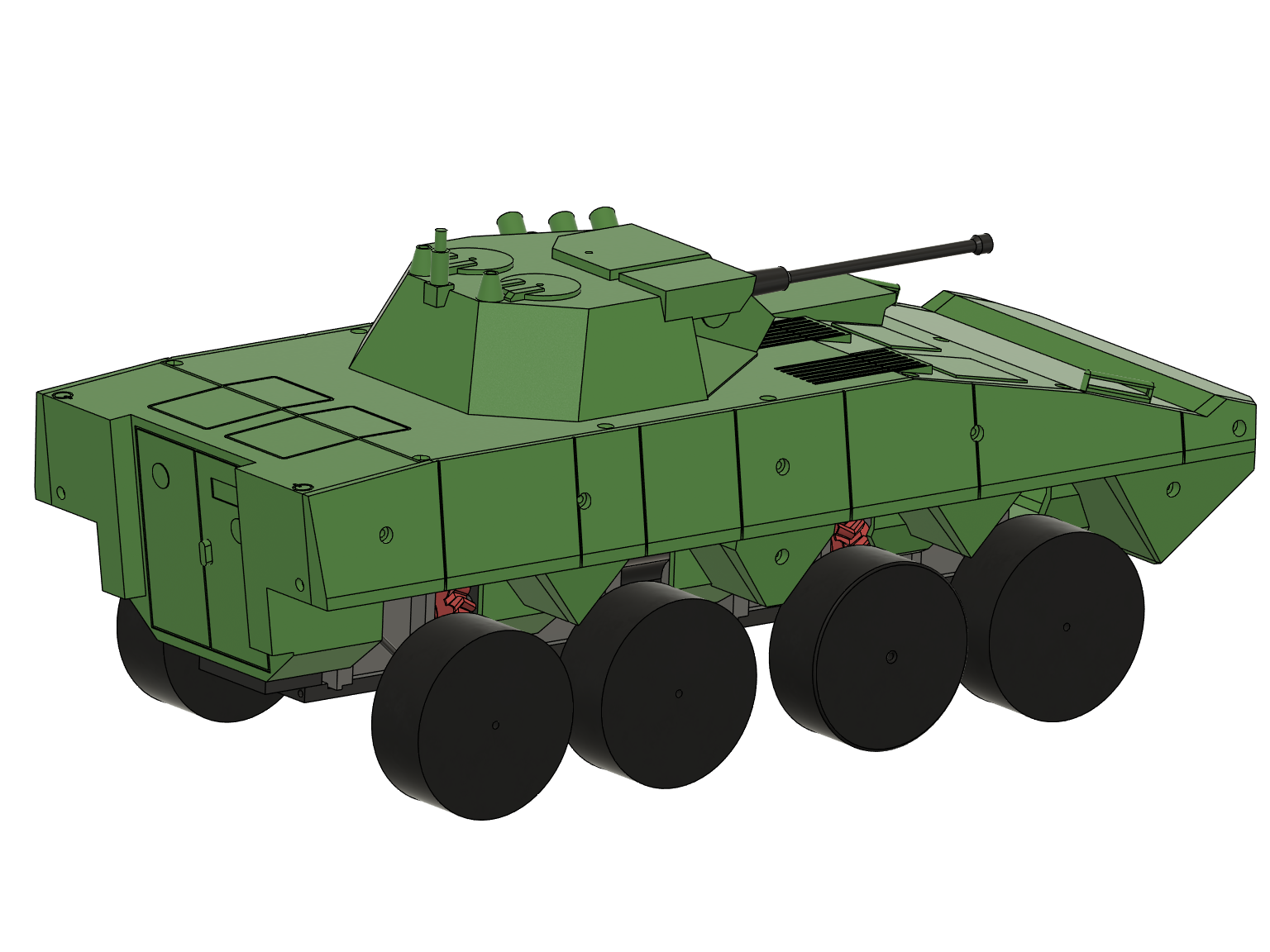 RC 8x8 Rosomak APC por Basement Creations | Descargar modelo STL ...