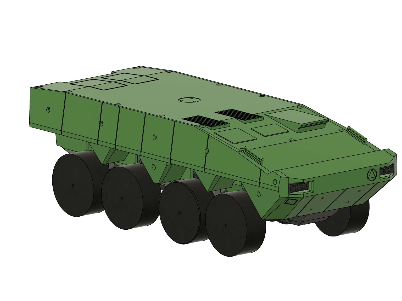 RC 8x8 Rosomak APC por Basement Creations | Descargar modelo STL ...
