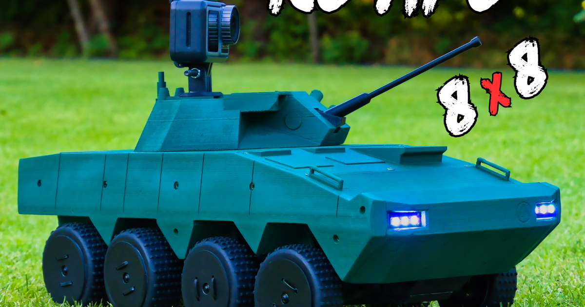 RC 8x8 Rosomak APC por Basement Creations | Descargar modelo STL ...